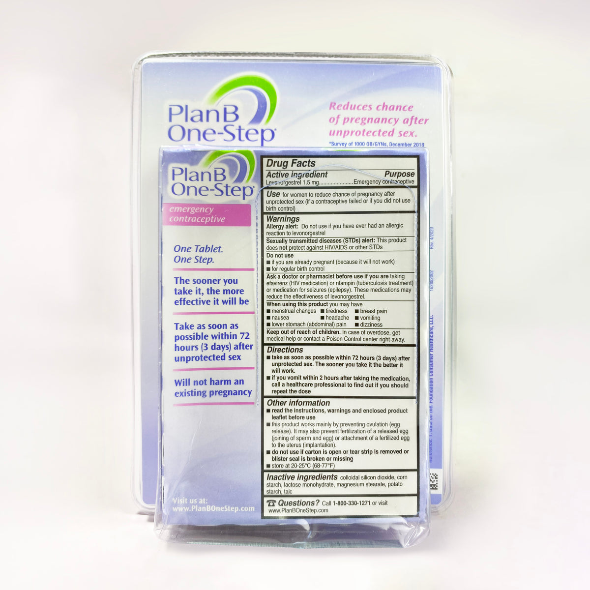 Plan B One-Step Morning After Emergency Contraceptive Pill – Plan B ...